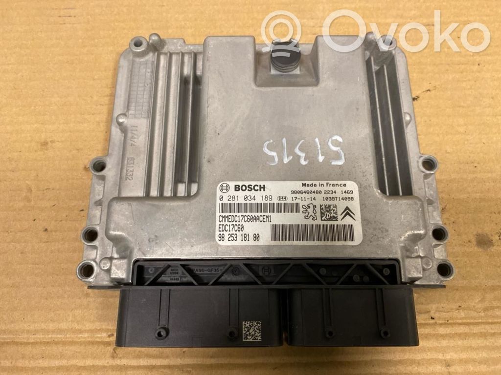 1613645180 Peugeot Partner Kit calculateur ECU et verrouillage, 169,00 ...