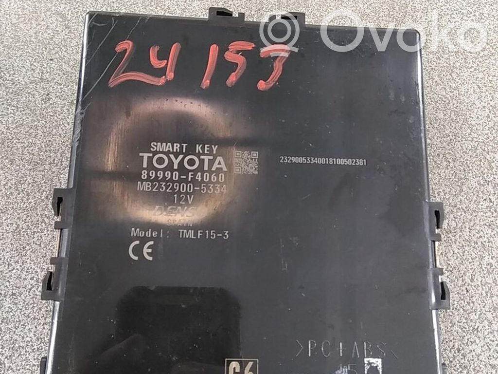 89990F4060 Toyota C-HR I Keyless (KESSY) go control unit/module, €35.00 ...
