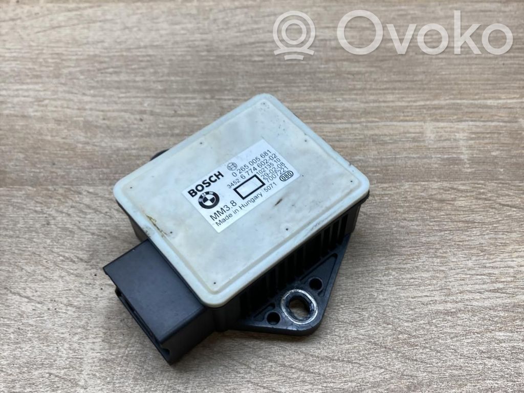 6774602 BMW 5 E60 E61 ESP acceleration yaw rate sensor, €30.15 | RRR