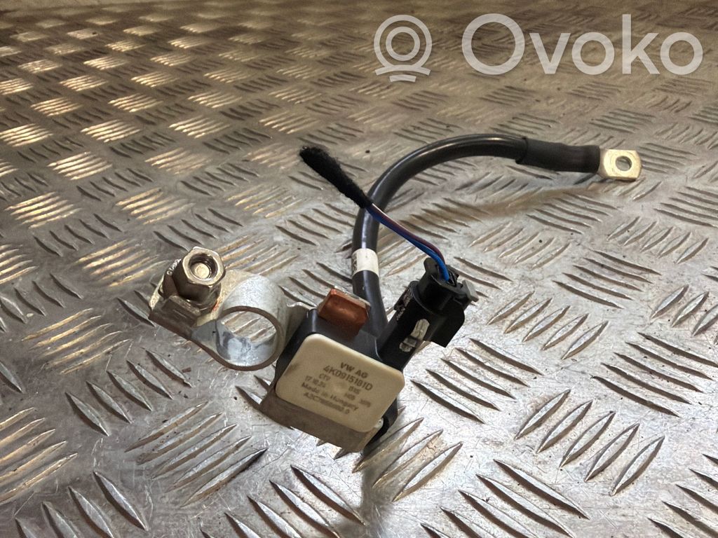 4K0915181 Audi A6 S6 C8 4K Câble négatif masse batterie, 30,00 € | OVOKO