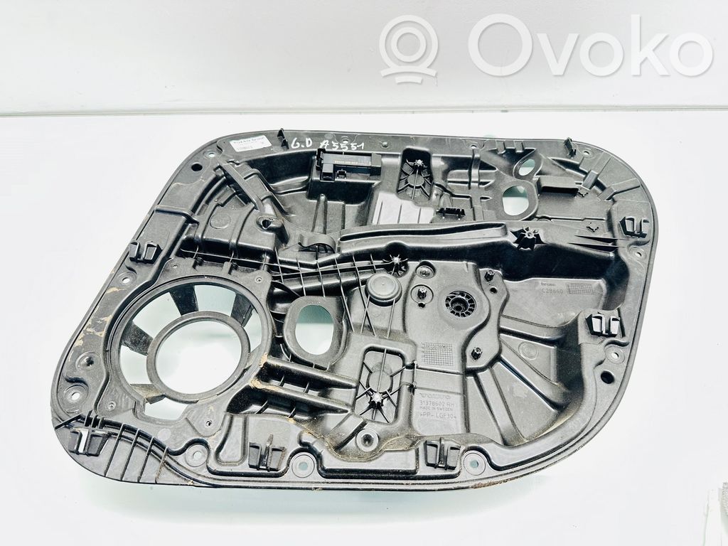 31378602 Volvo S90, V90 Mécanisme de lève-vitre avant sans moteur, 44 ...