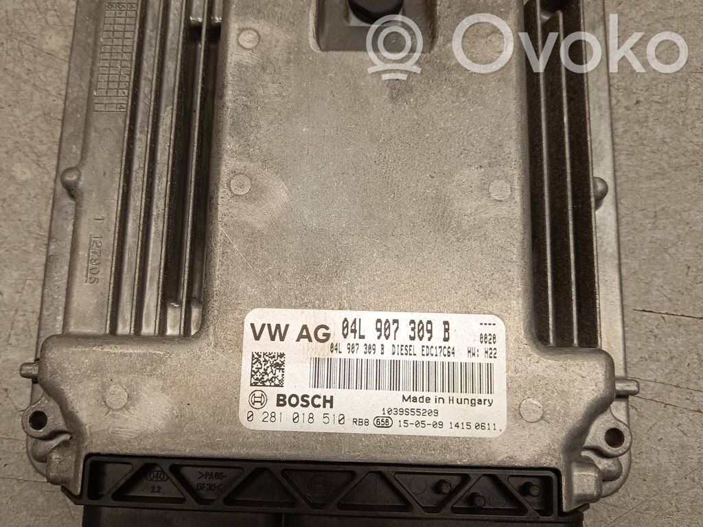 04L907309B Seat Leon (5F) Calculateur moteur ECU, 10,00 € | OVOKO