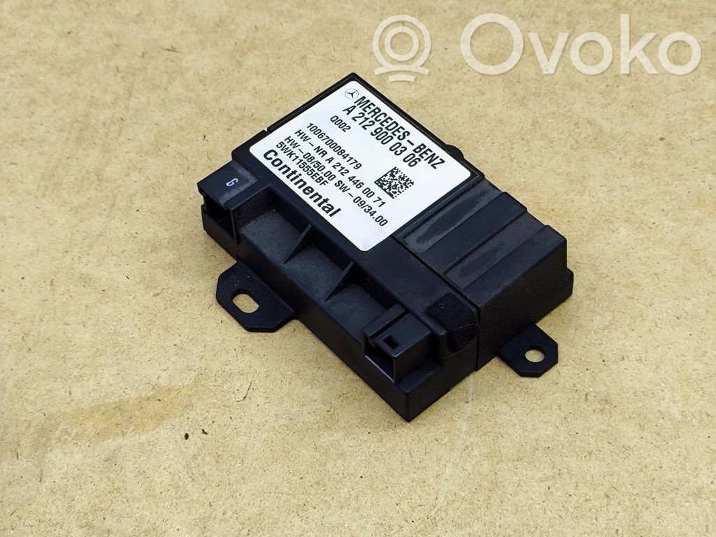 A2129000306 Mercedes-Benz E W212 Fuel injection pump control unit ...