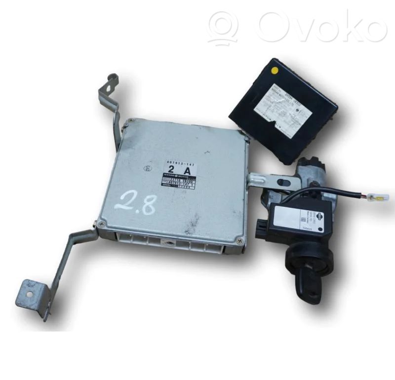 Engine ECU kit and lock set 23710VB300