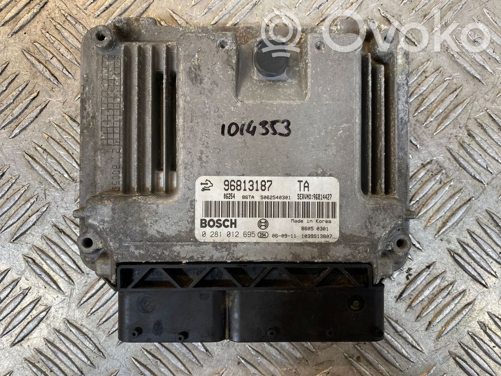 96813187 Chevrolet Captiva Calculateur moteur ECU, 155,00 € | OVOKO