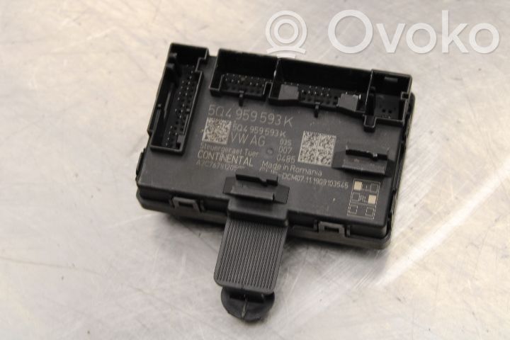 5Q4959593K Seat Leon (5F) Unité de commande module de porte, 17,86 ...