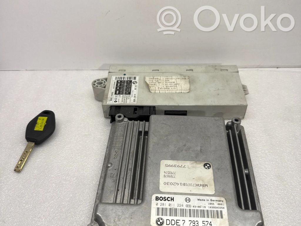 0281011224 BMW 5 E60 E61 Calculateur moteur ECU, 188,00 € | OVOKO